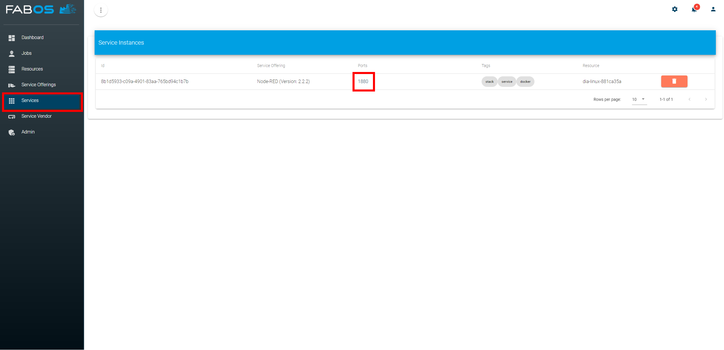 Step 5: Deploy a service | EclipseSLM